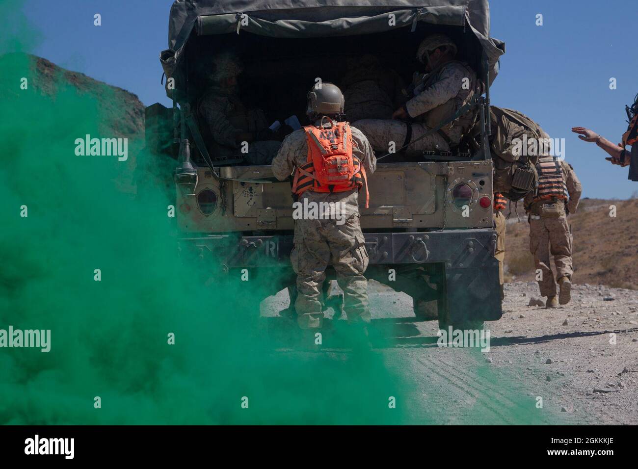 U.S. Marines with Tactical Training Exercise Control Group, Marine Air Ground Task Force ...