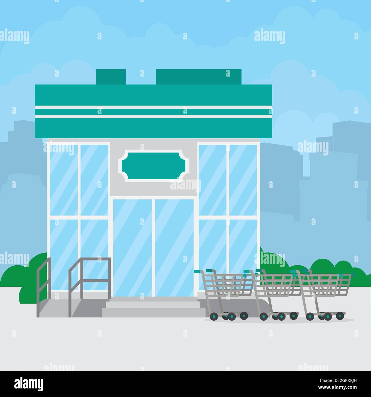 Local mini market Stock Vector Images - Alamy