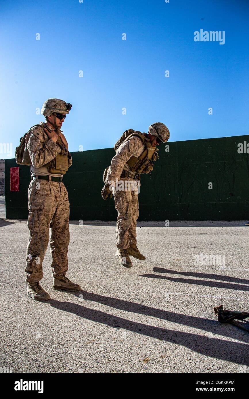 A U.S. Marine with 2nd battalion, 1st Marines, assigned to Special ...