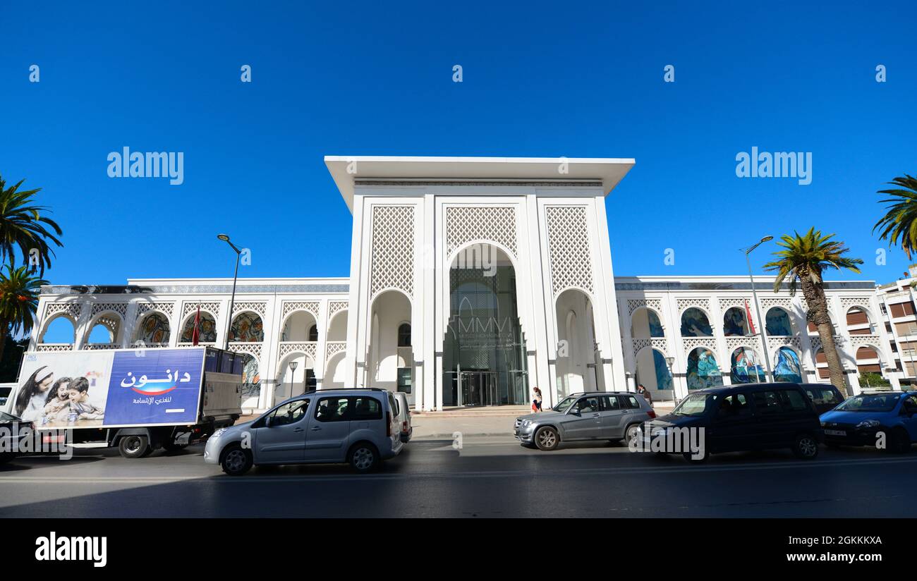 The mohammed vi museum of modern and contemporary art hi-res stock ...