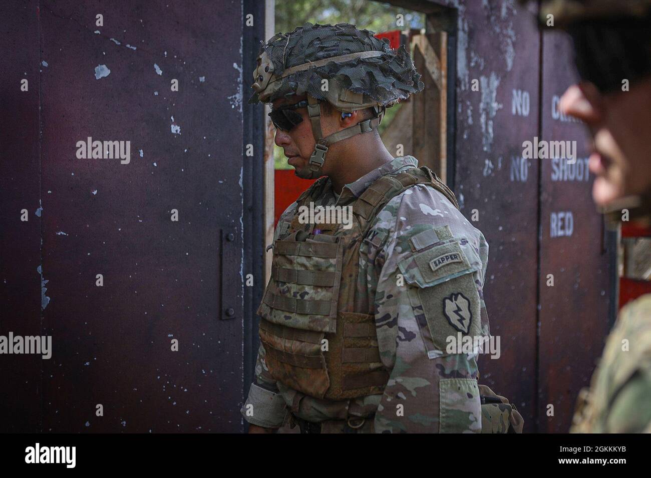 U.S. Army SSG Jacob Malasig assigned to Bravo Company "Beast" 2nd ...