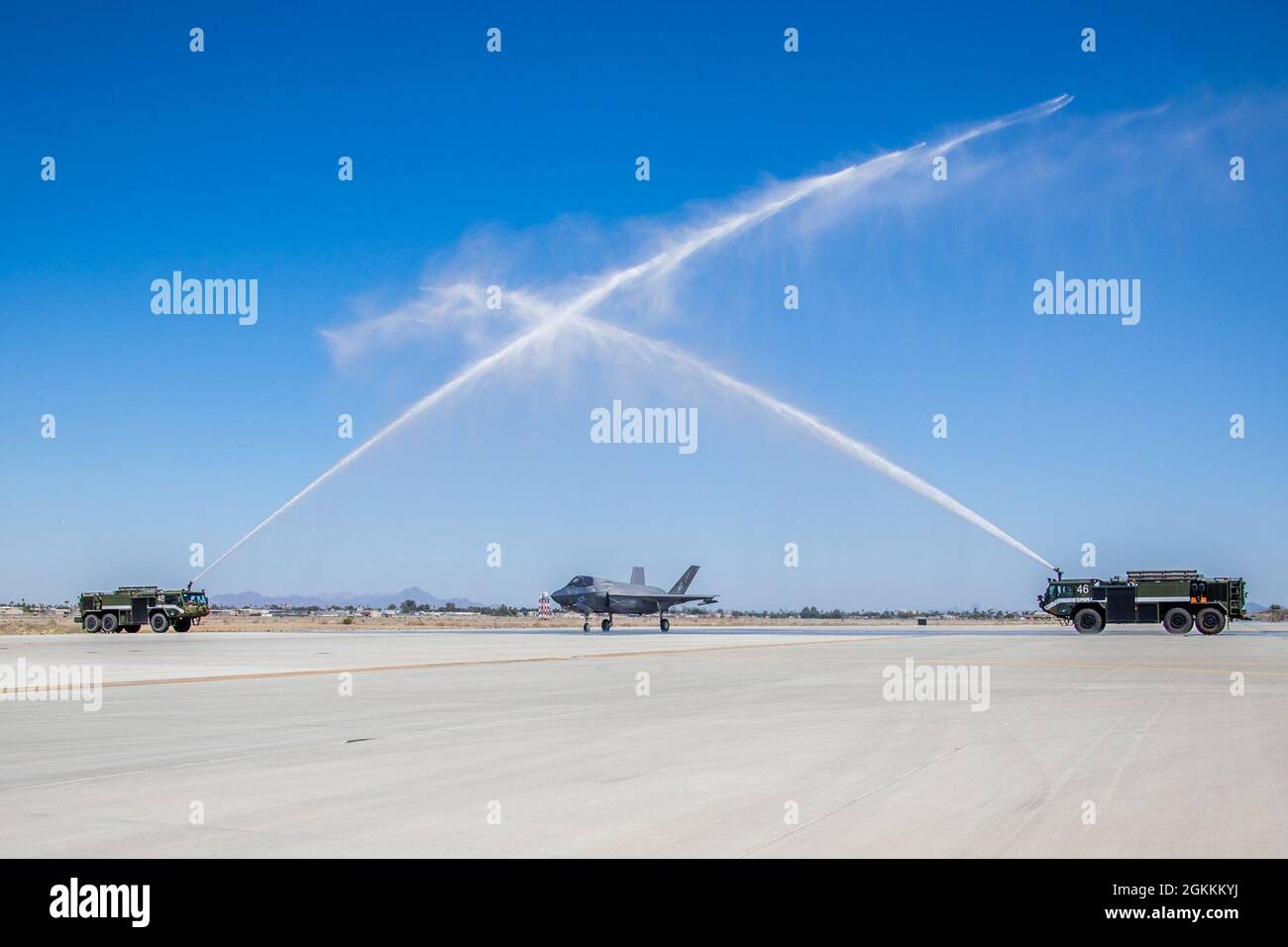 A U.S. Marine Corps F-35B Lightning II with Marine Fighter Attack ...