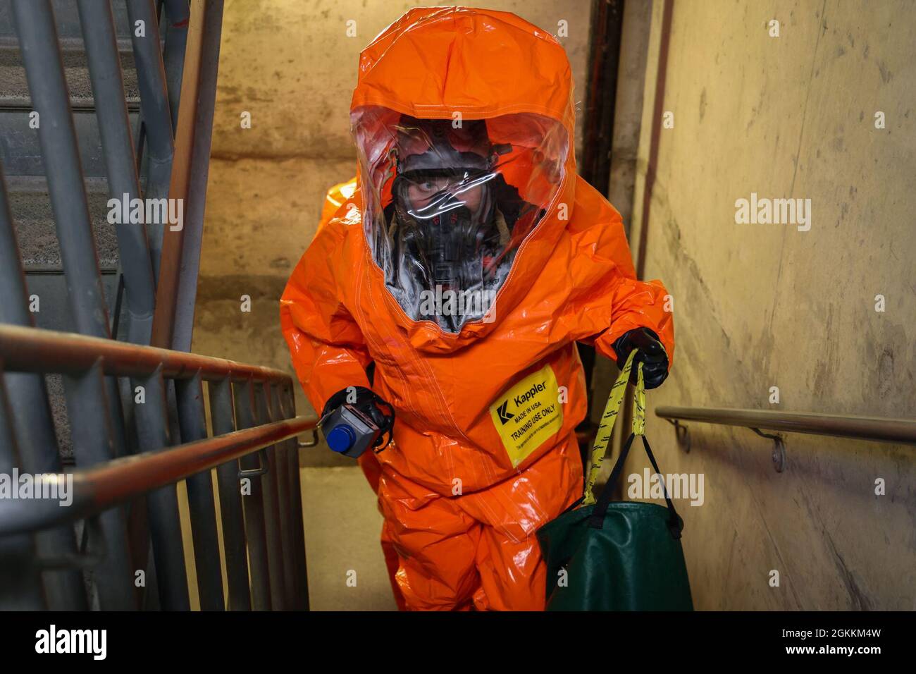 U.S. Army Sgt. Walter Fleming conducts an all-hazards survey of a ...