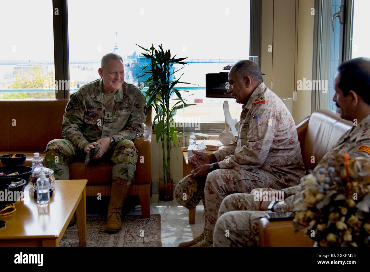 Task Force Spartan Commanding General Maj. Gen. Patrick Hamilton, talks ...
