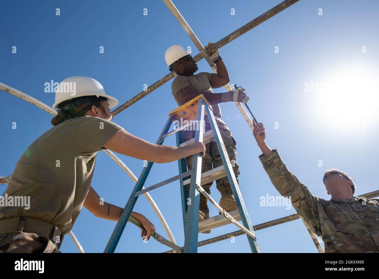 Staff Sgt. Christopher Buice, right, 56th Civil Engineer Squadron ...