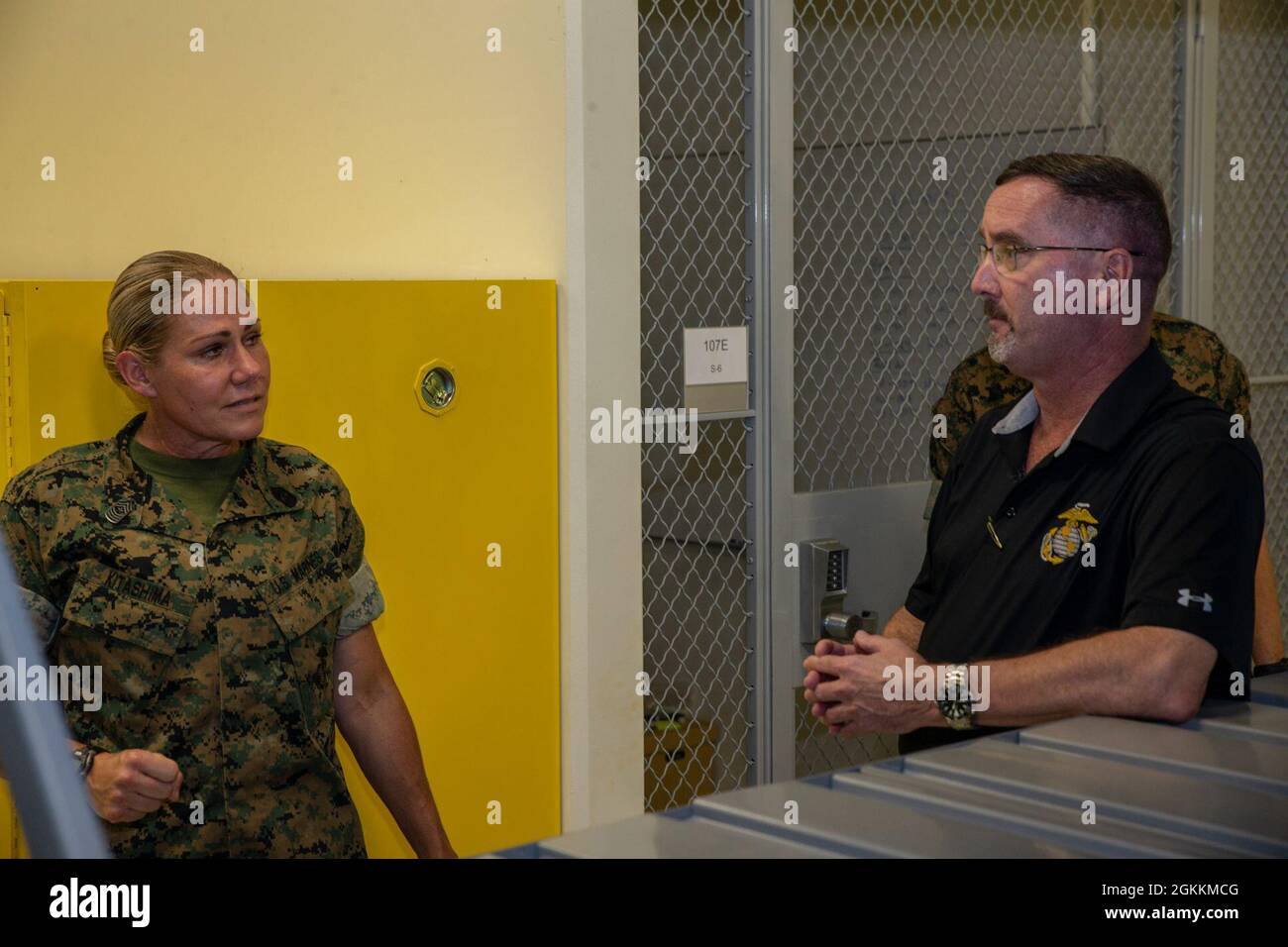 Donald Baldwin, the Marine Corps Base (MCB) Camp Blaz Chief of Staff ...