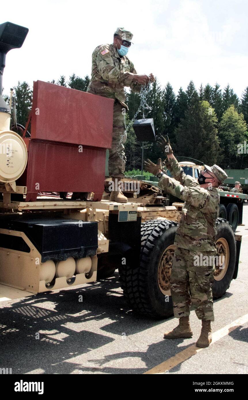 Two U.S. Army Soldiers with the Michigan Army National Guard’s 1463rd ...
