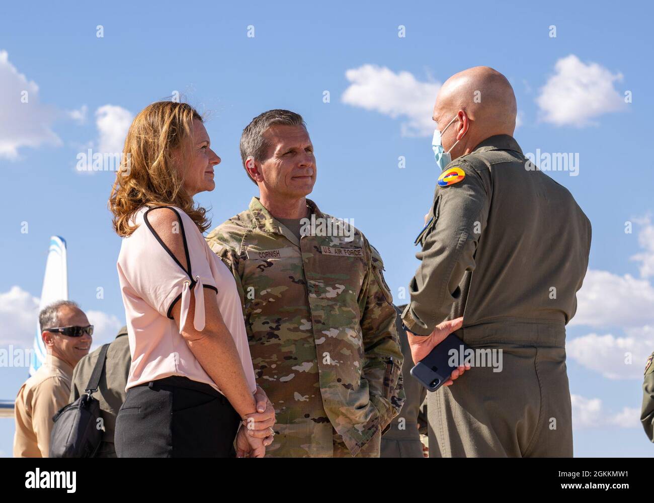 12th Air Force Commander, Maj. Gen. Barry R. Cornish, and his wife ...