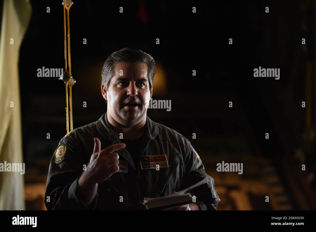 U.S. Coast Guard Lt. Cmdr. James Willette, an Air Station Elizabeth ...