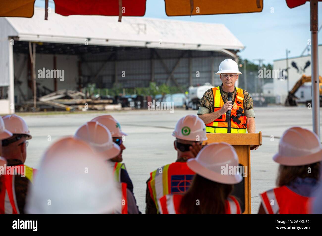 U.S. Marine Corps Col. Curtis V. Ebitz, commanding officer of Marine ...