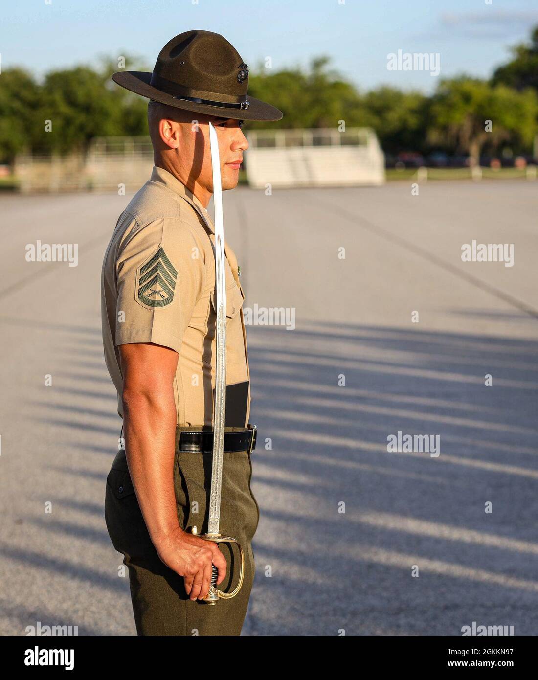 Staff Sgt. Daniel L. Avila Jr., senior drill instructor with Alpha ...