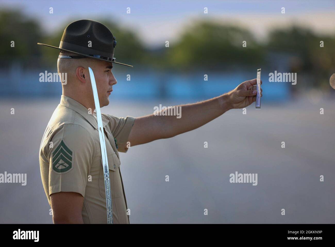 Staff Sgt. Daniel L. Avila Jr., senior drill instructor with Alpha ...