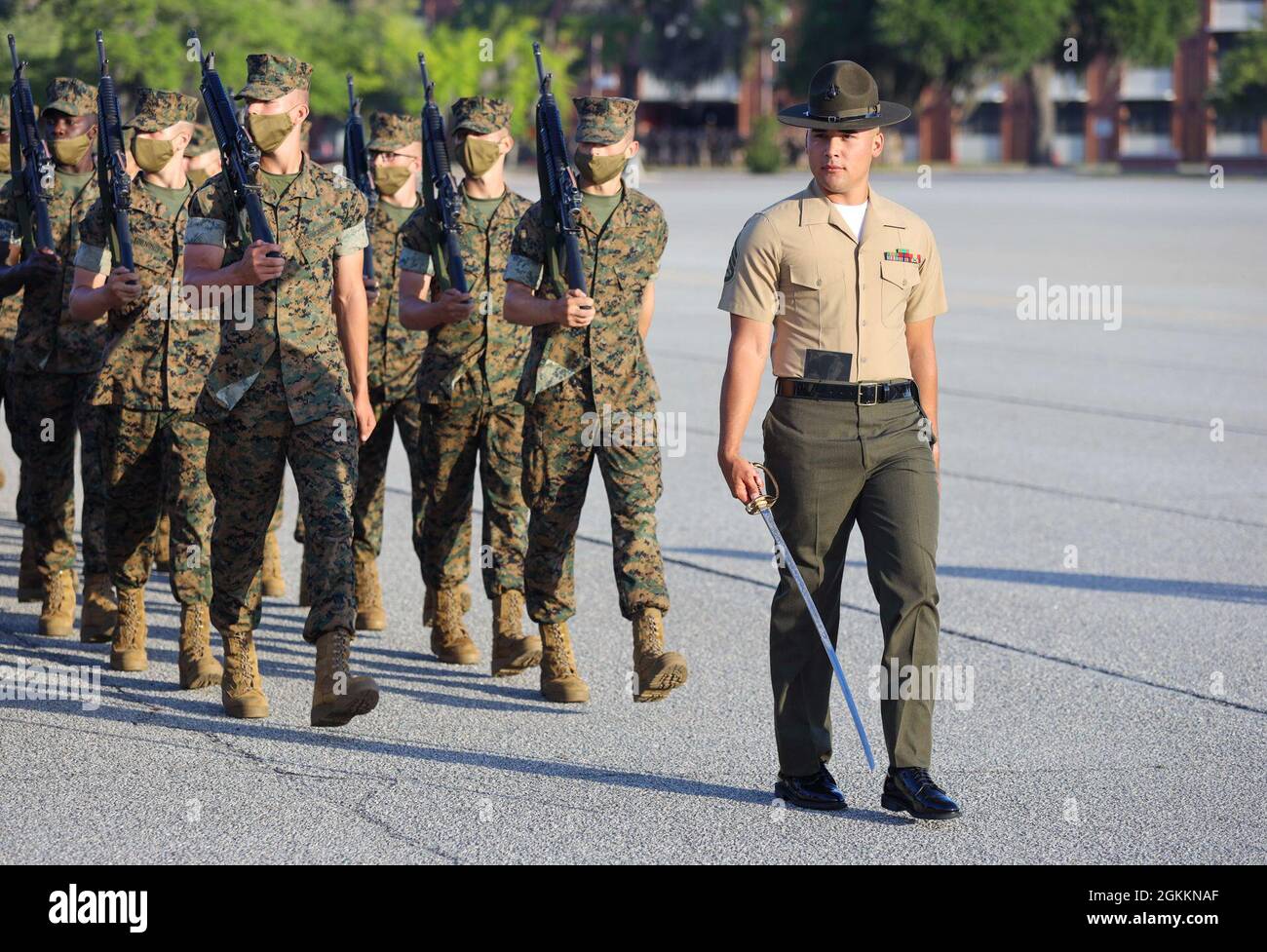 Staff Sgt. Daniel L. Avila Jr., senior drill instructor with Alpha ...