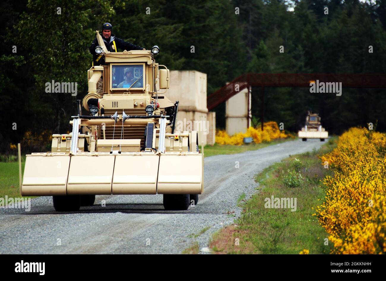 Soldiers with Bravo Company, 898th Brigade Engineer Battalion train ...