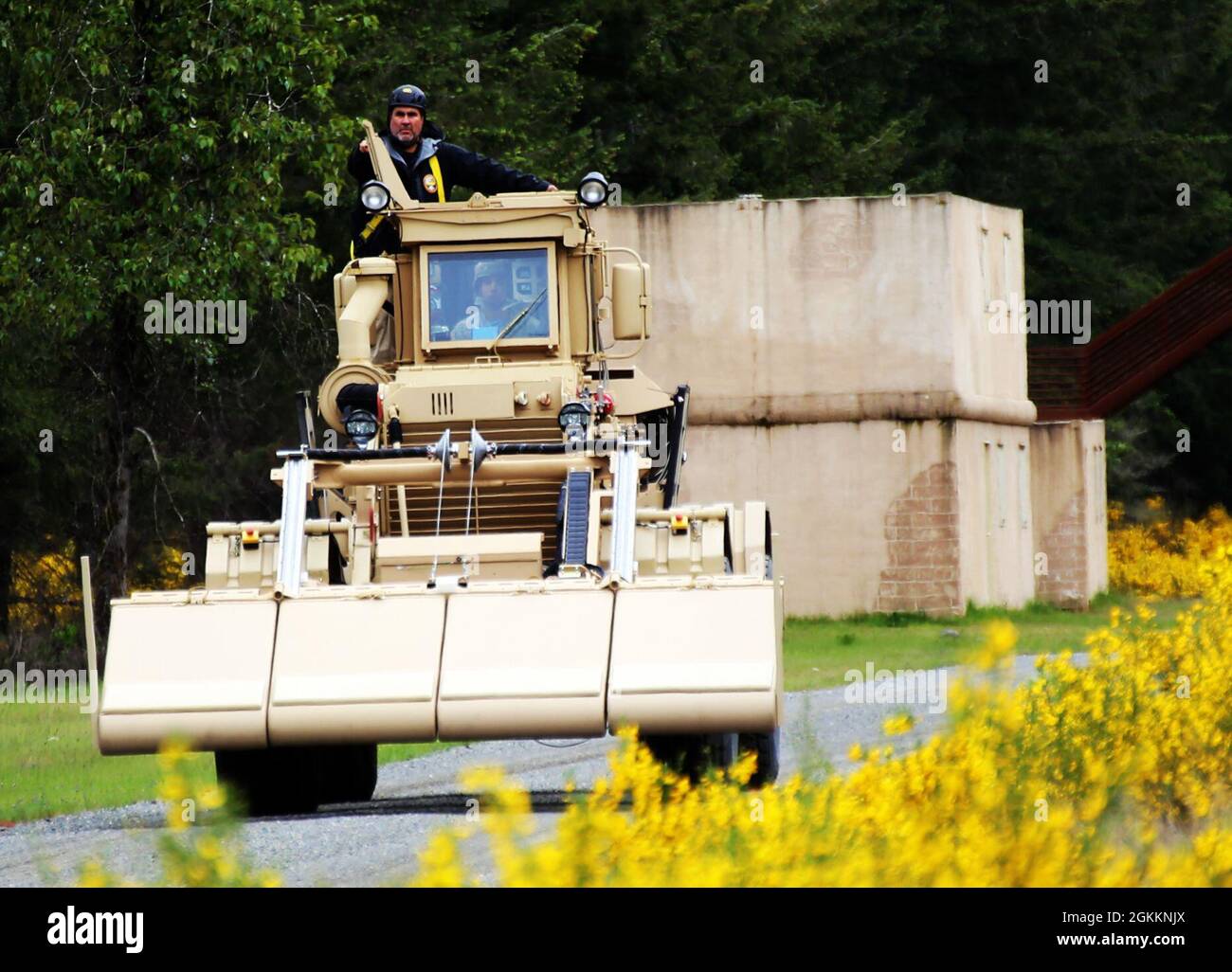 Soldiers with Bravo Company, 898th Brigade Engineer Battalion train ...