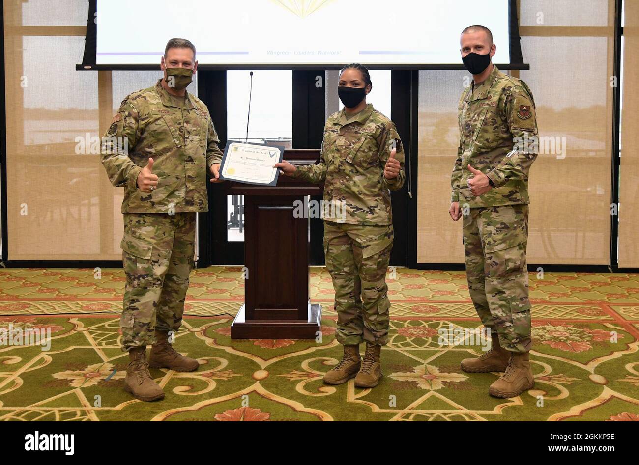 Let's give Airman 1st Class Diamond Bonner from the 81st Dental ...