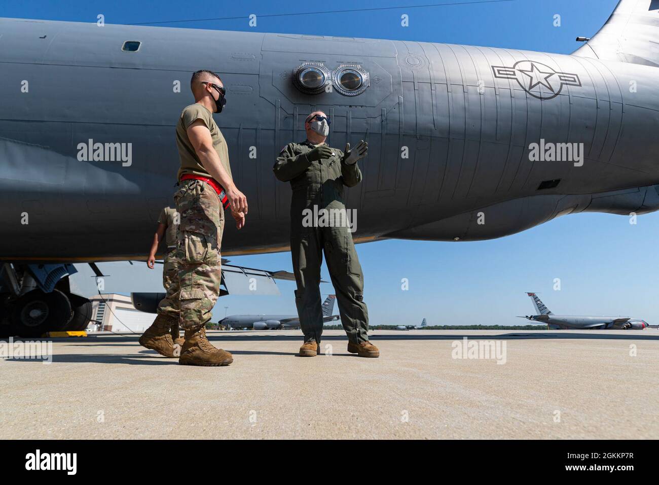 U.S. Air Force Maj. Stephen Ayres, right, a KC-135R pilot with the ...