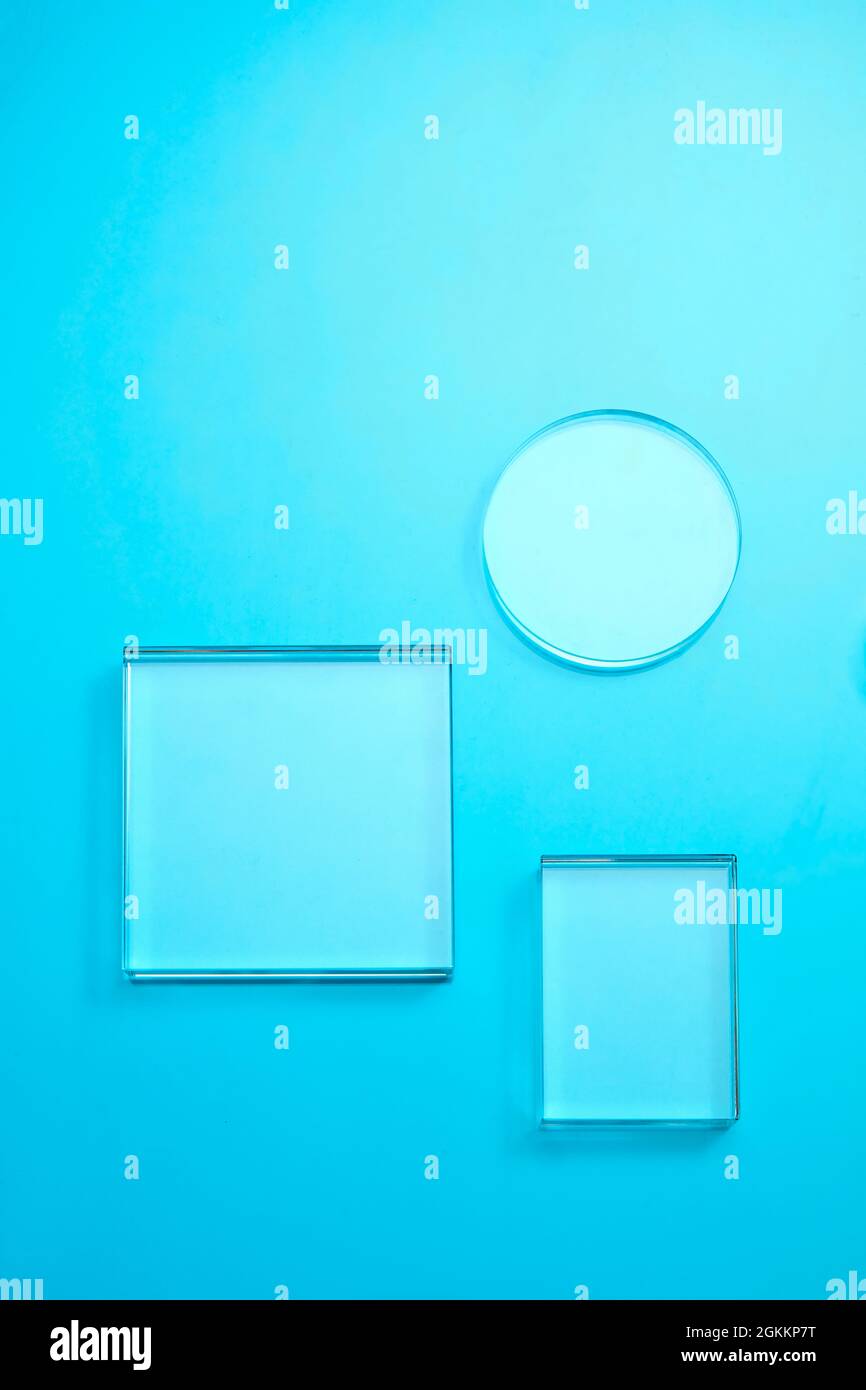 Clear Blue Glass Texture