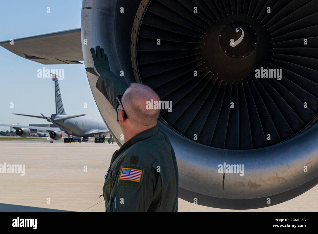 U.S. Air Force Maj. Stephen Ayres, a pilot with the 141st Air Refueling ...