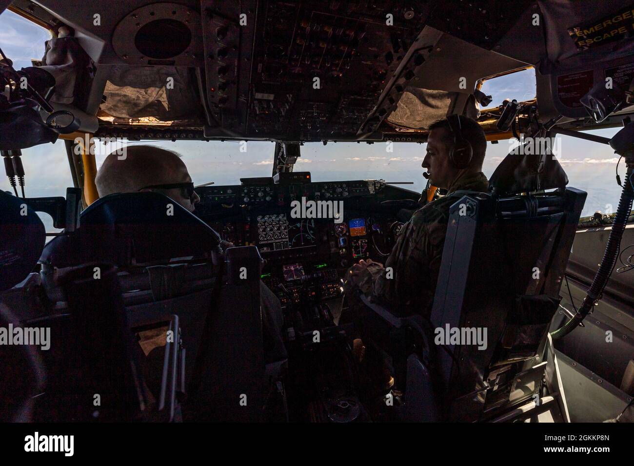 U.S. Air Force Maj. Stephen Ayres, left, and Capt. Robert Hutchinson ...