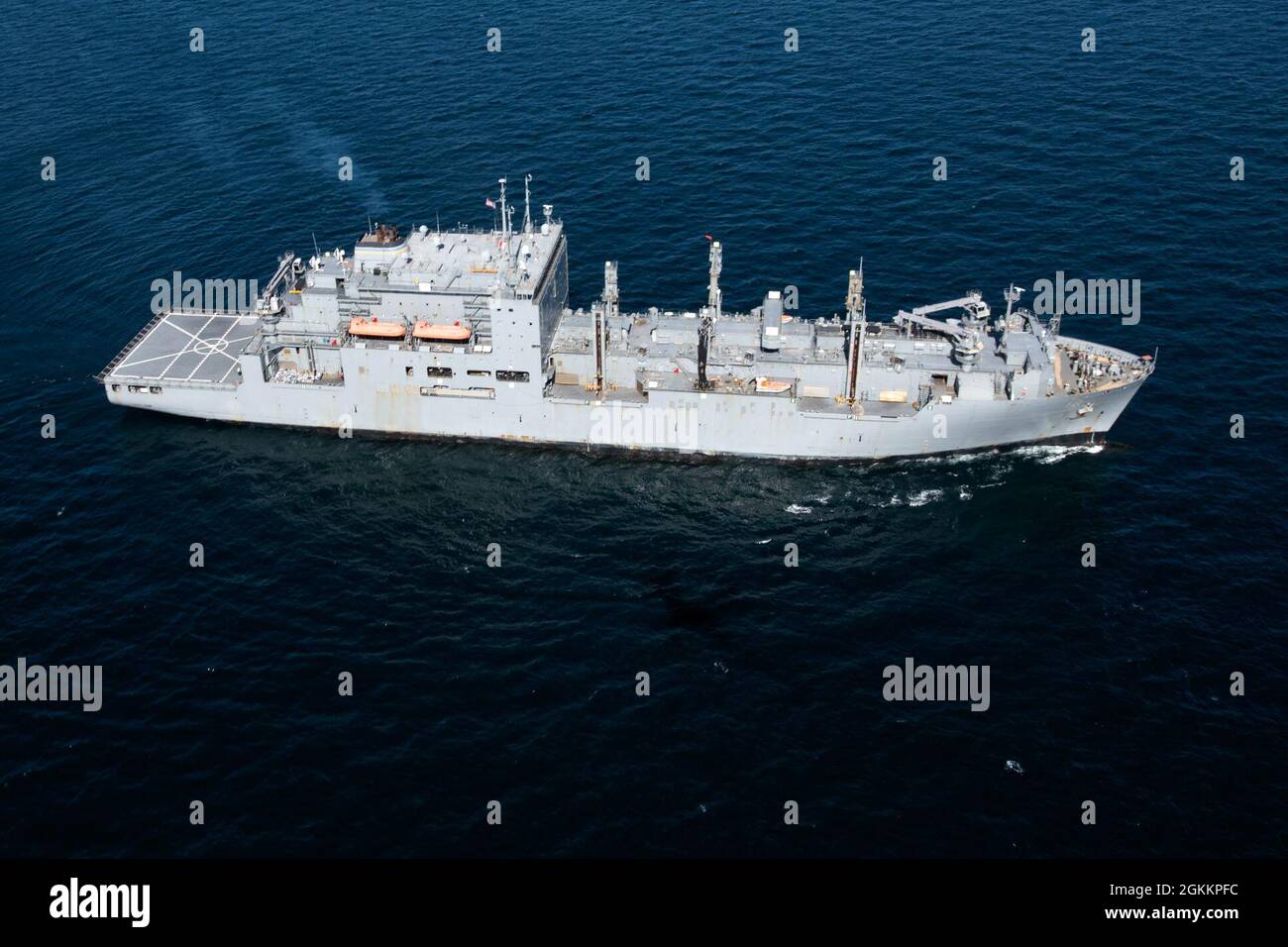 The Lewis and Clark-class dry cargo and ammunition ship USNS William ...