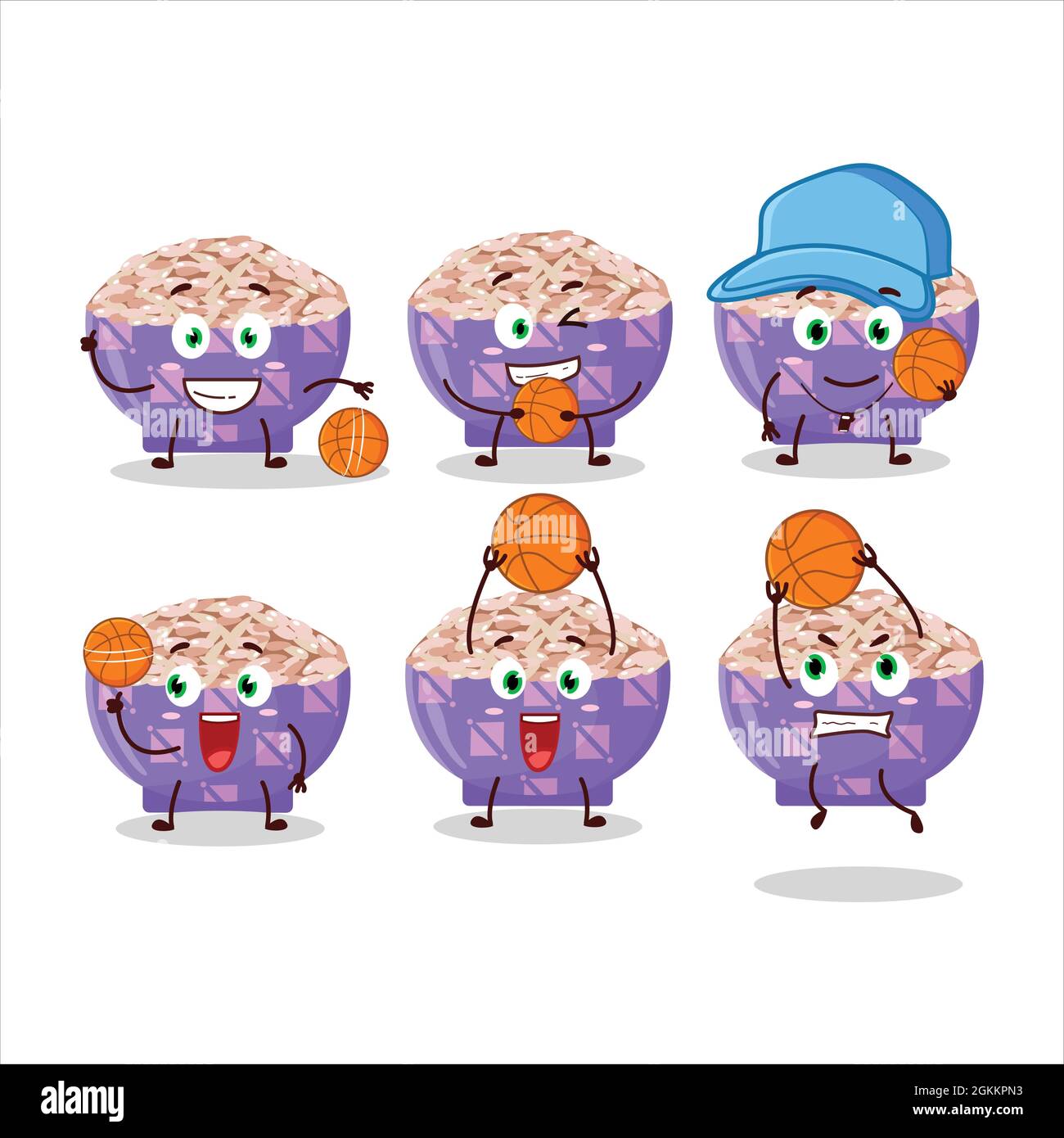 Talented rose matta rice cartoon character as a basketball athlete ...