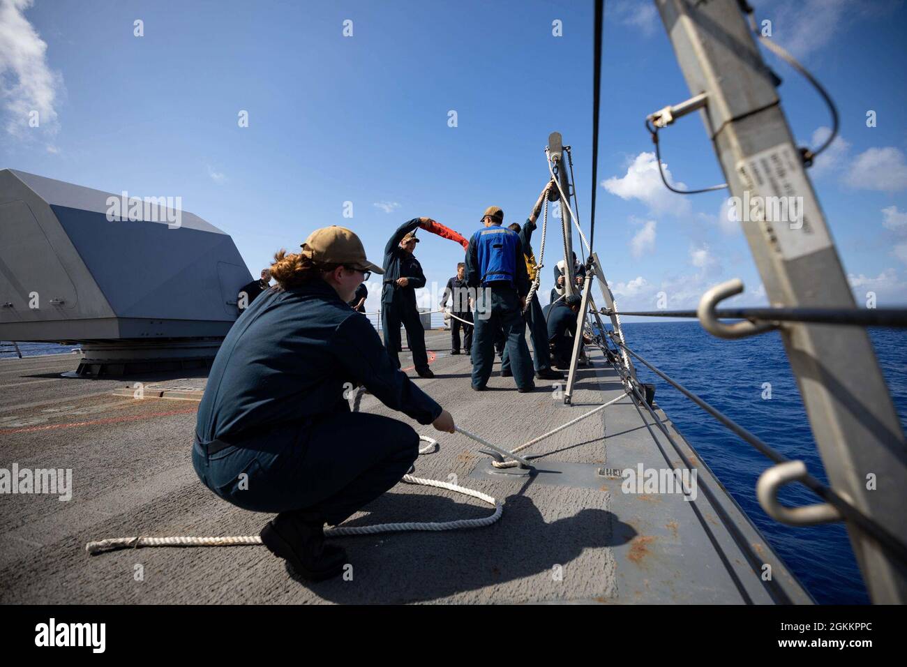 Man overboard drills hi-res stock photography and images - Alamy
