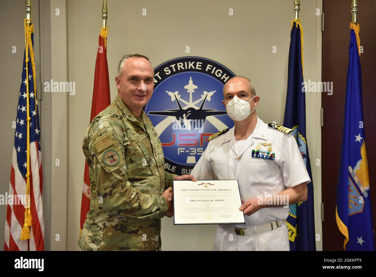 Lt. Gen. Eric Fick, F-35 Joint Program Executive Officer, presents ...