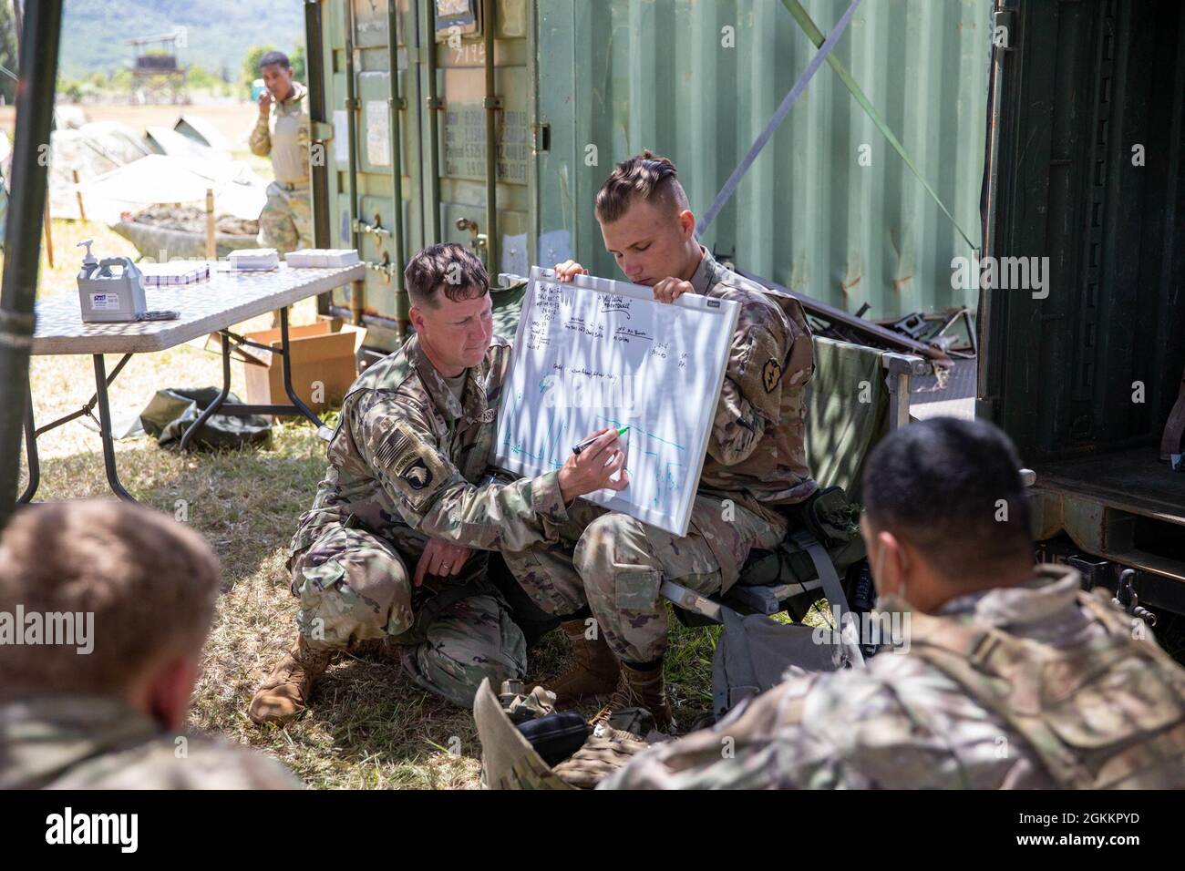 Soldiers with C Co., 524th Division Sustainment Support Battalion, 25th ...