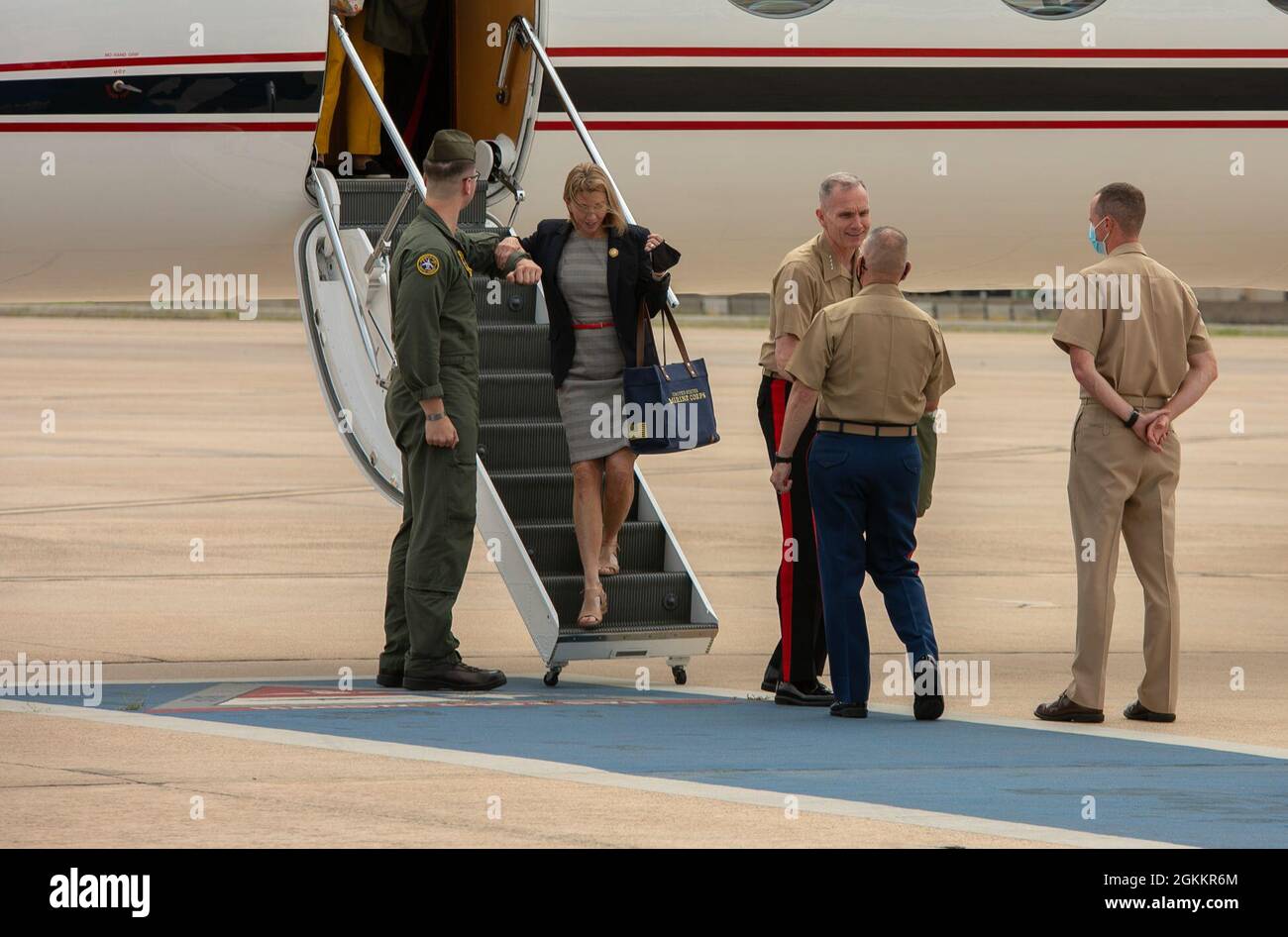 U.S. Marine Corps Gen. Gary Thomas, the Assitant Commandant of the ...