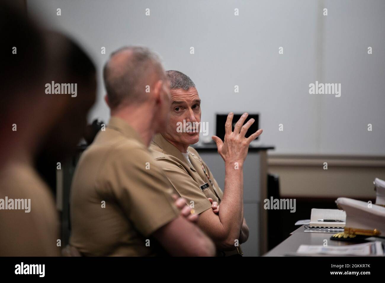 U.S. Marine Corps Maj. Gen. Jason Bohm, Commanding General of Marine ...