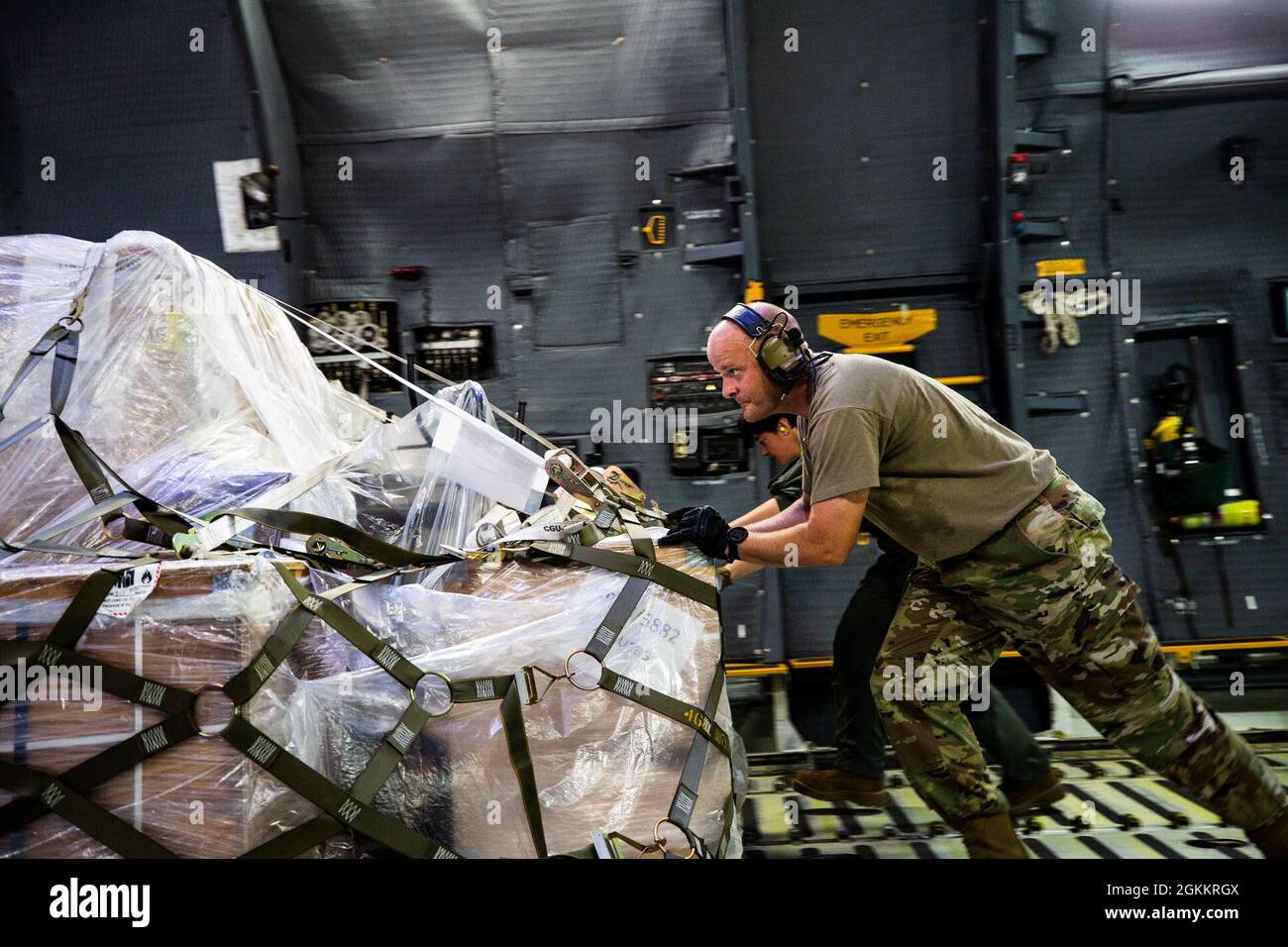U.S. Air Force Lt. Col. Steven Trueblood, commanding officer of the ...