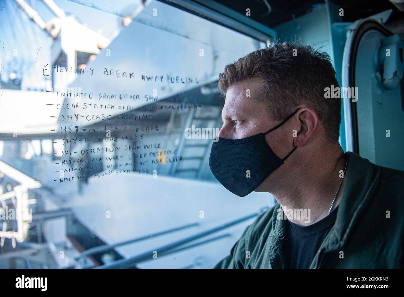 210519-N-IG124-1160 ATLANTIC OCEAN (May 19, 2021) Capt. Shane Marchesi ...