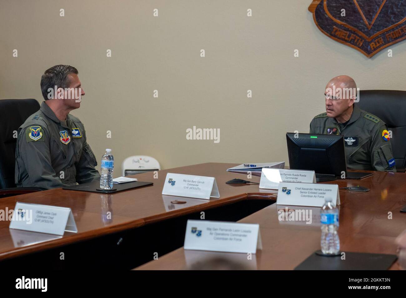 Colombian Air Force Commander, Gen. Ramses Rueda, asks 12th Air Force ...