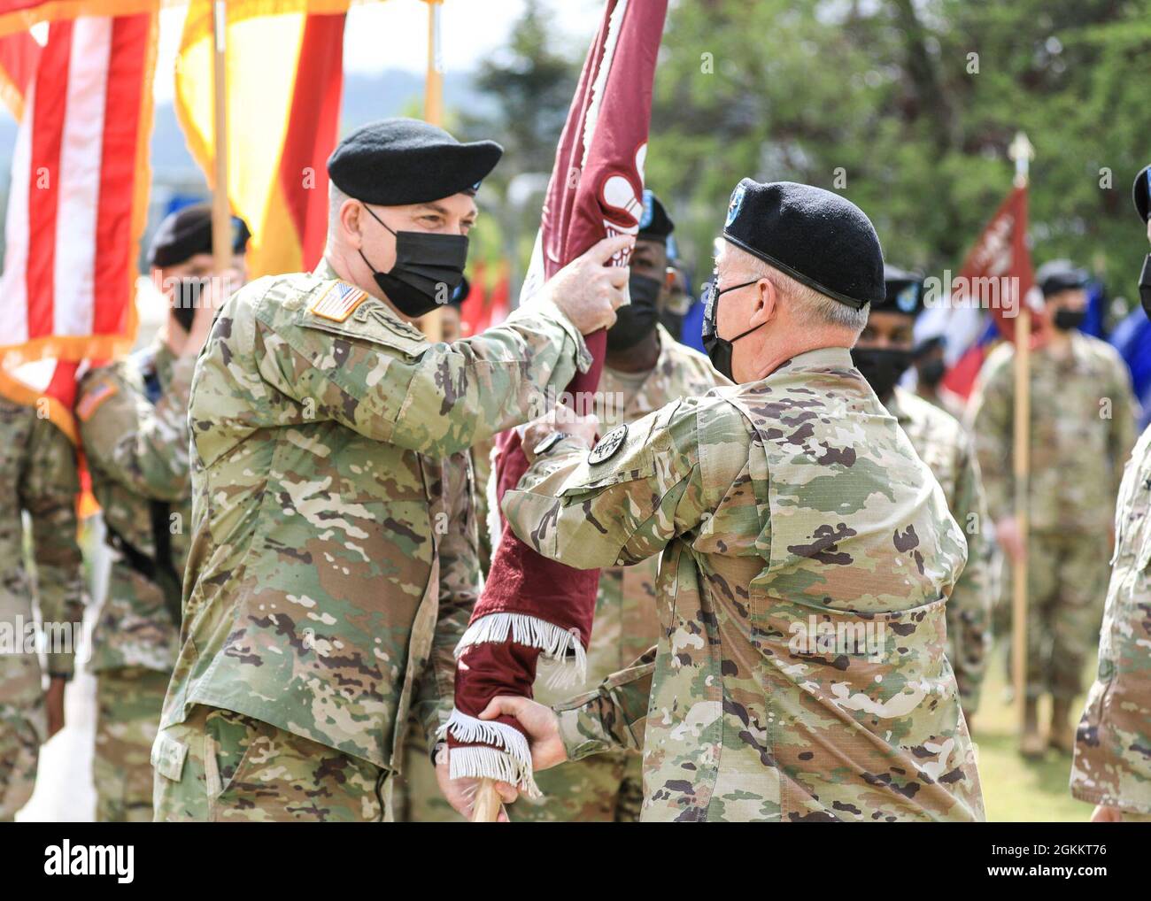 LANDSTUHL, Germany -- (From left) U.S. Army Col. Andrew L. Landers ...