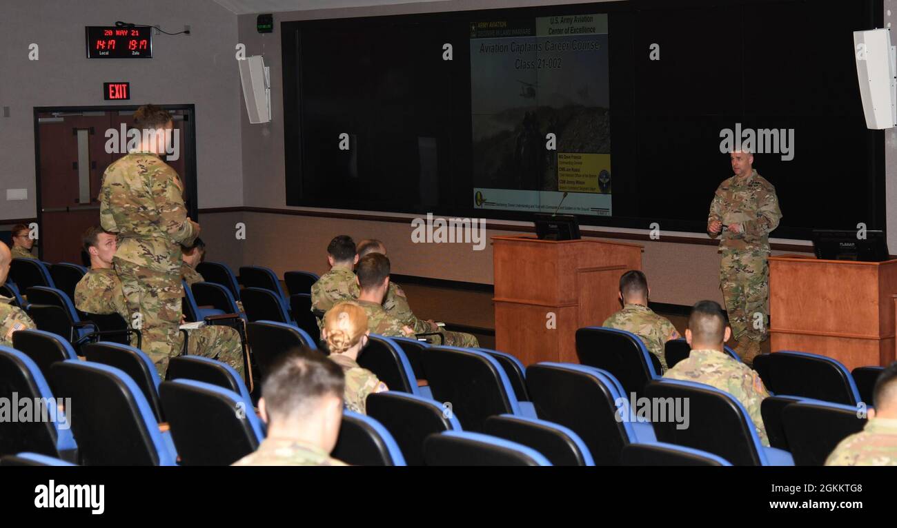 U.S. Army Maj. Gen. David Francis, U.S. Army Aviation Center of ...