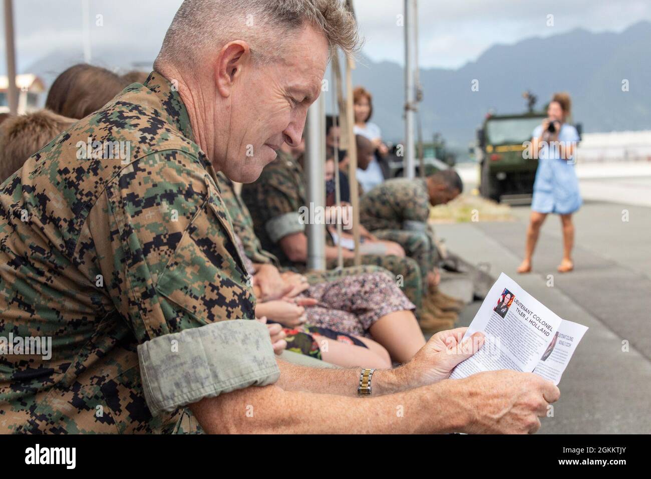 U.S. Marine Corps Brig. Gen. William Bowers, commanding general of ...