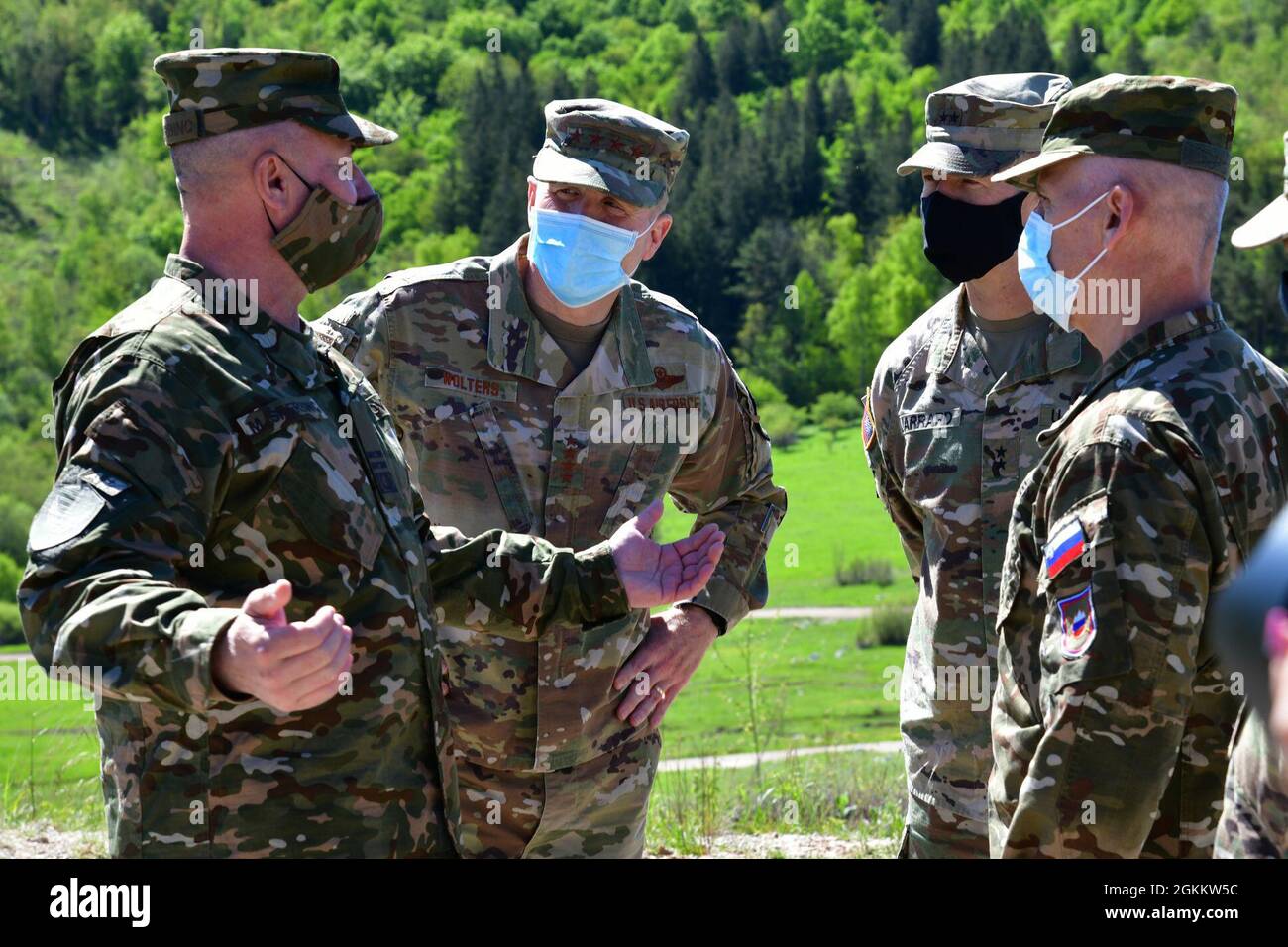 May. Gen. Miha Škerbinc, commander of the Slovenian Armed Forces, left ...