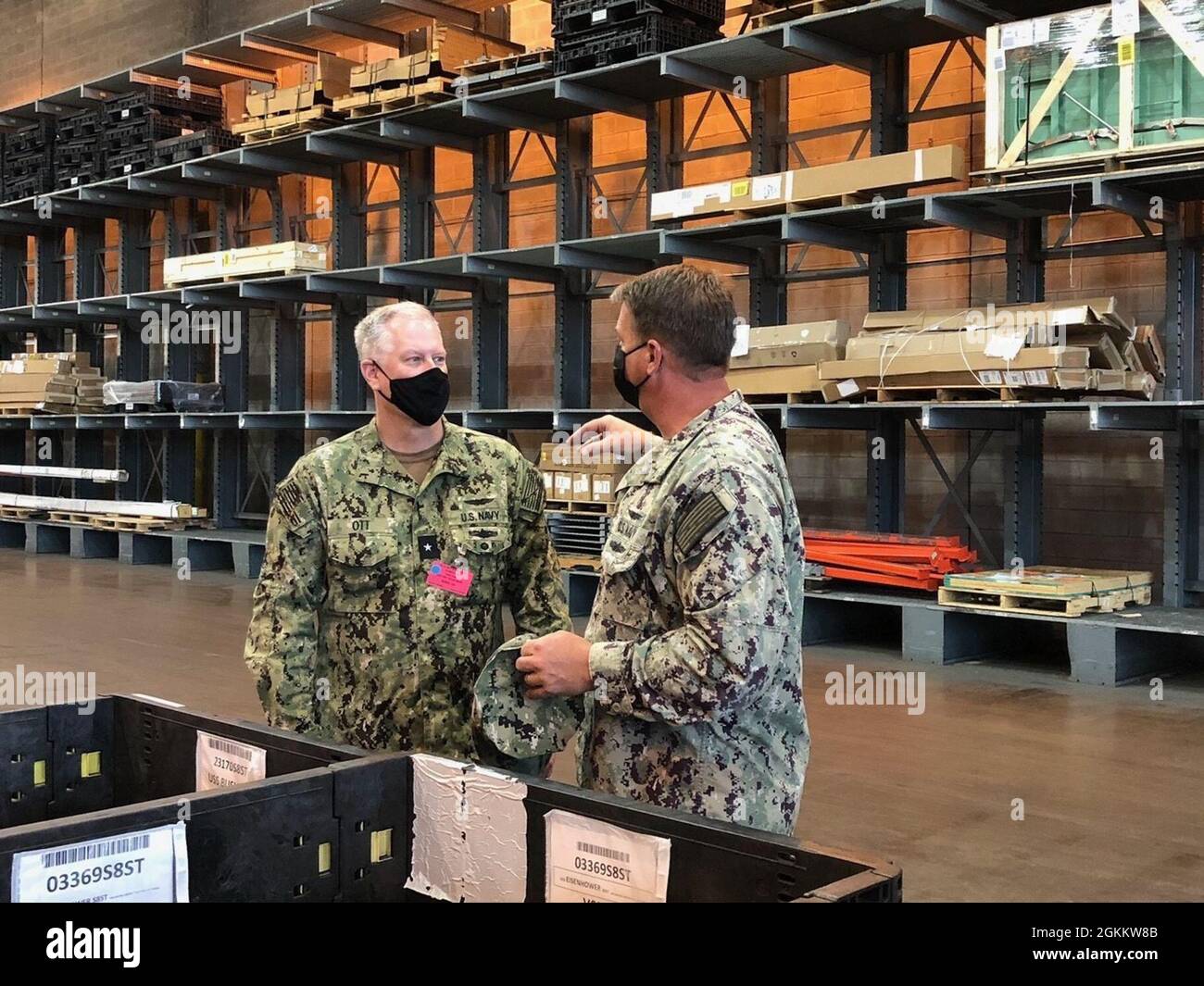 Rear Adm. Matt Ott was hosted at Defense Logistic Agency Distribution ...