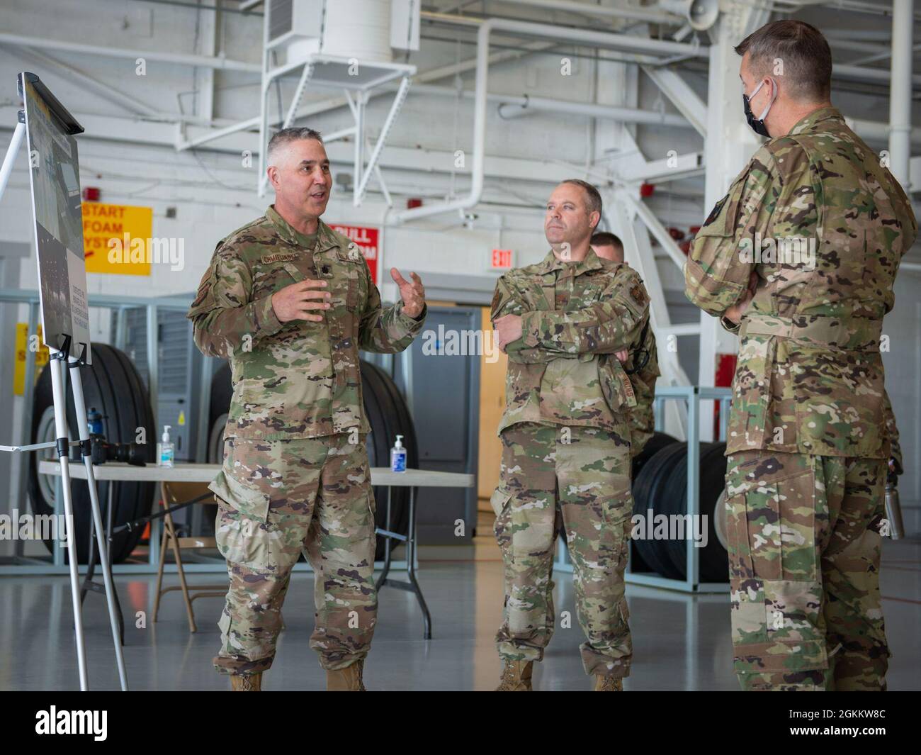 U.S. Air Force Lt. Col. Henry Chmielinsky (left), 103rd Civil Engineer ...