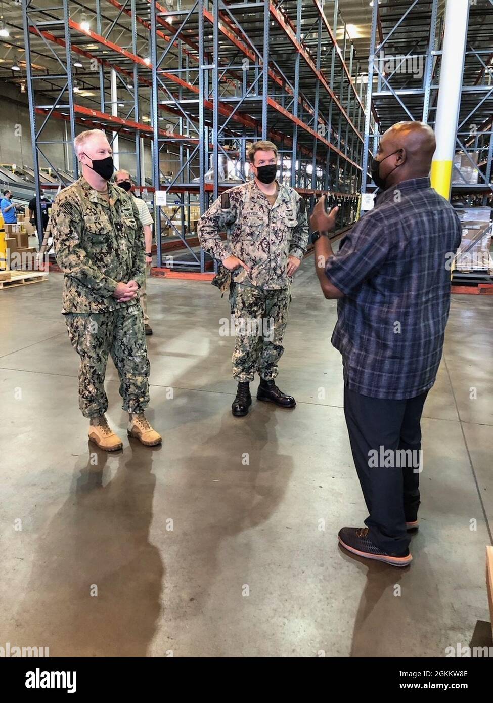 Rear Adm. Matt Ott was hosted at Defense Logistic Agency Distribution ...