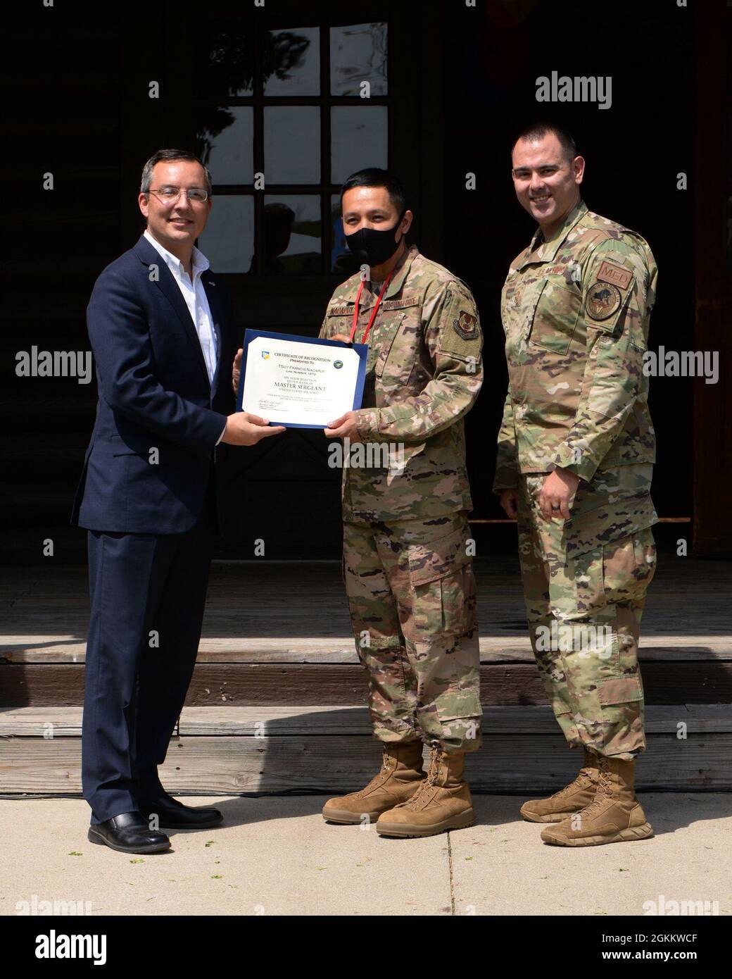 U.S. Air Force Master Sergeant selects received their certificates ...