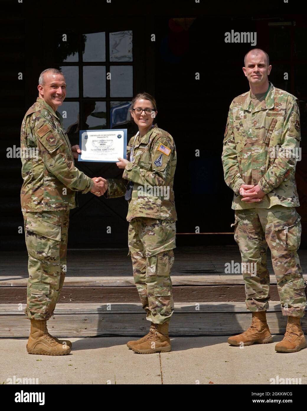 U.S. Air Force Master Sergeant selects received their certificates ...