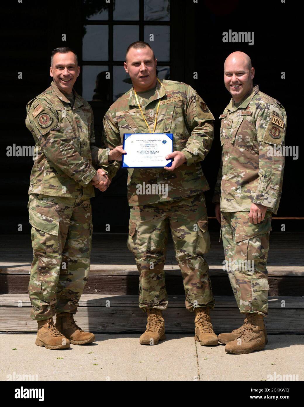 U.S. Air Force Master Sergeant selects received their certificates ...