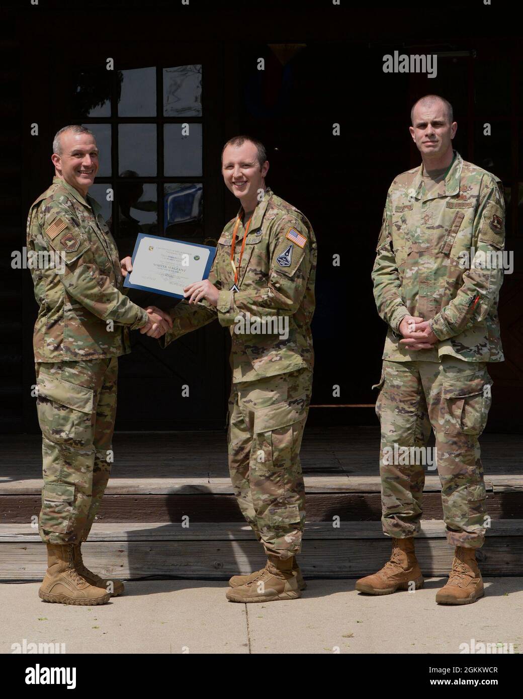 U.S. Air Force Master Sergeant selects received their certificates ...