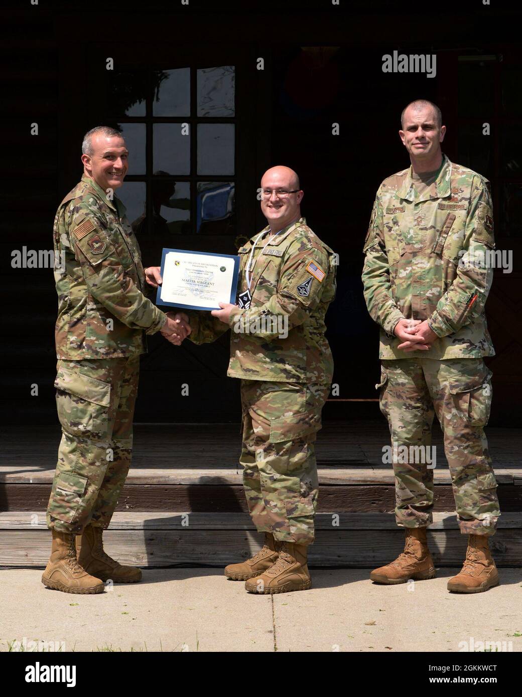 U.S. Air Force Master Sergeant selects received their certificates ...