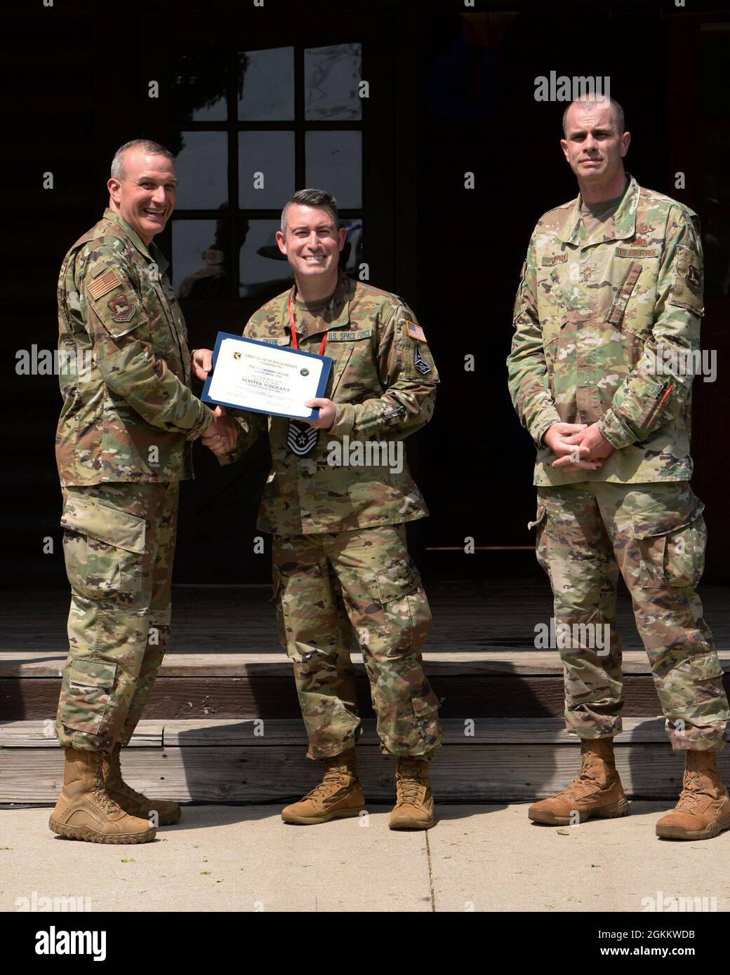 U.S. Air Force Master Sergeant selects received their certificates ...