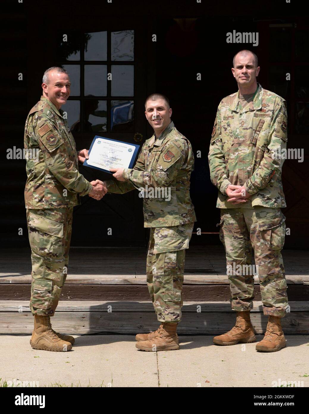 U.S. Air Force Master Sergeant selects received their certificates ...