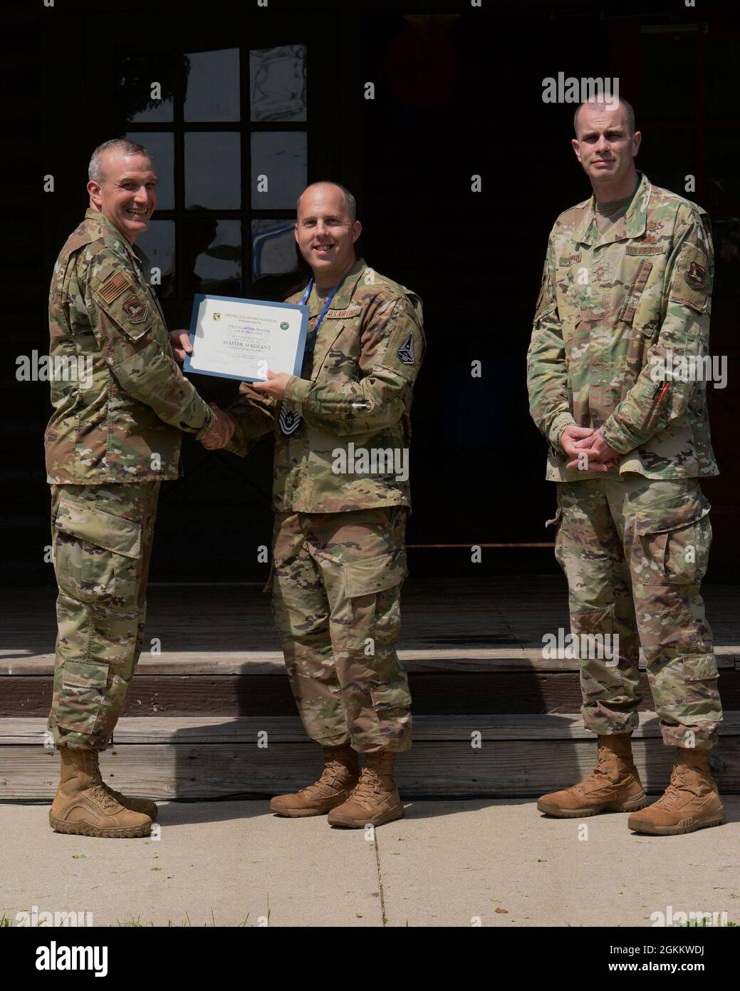 U.S. Air Force Master Sergeant selects received their certificates ...
