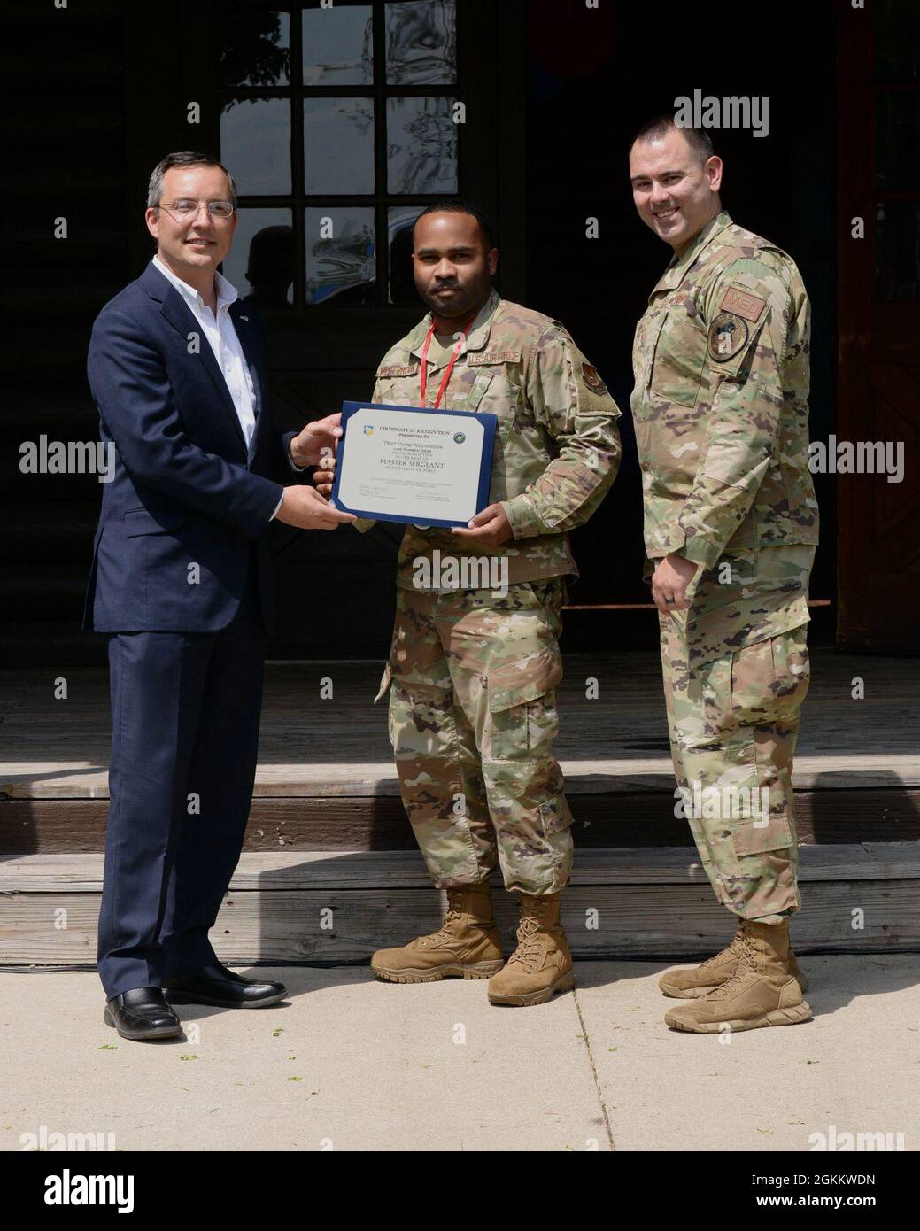 U.S. Air Force Master Sergeant selects received their certificates ...